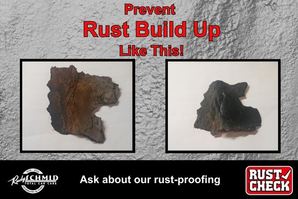 It's possible for rust to build up under rust-proof products, prevent it!
